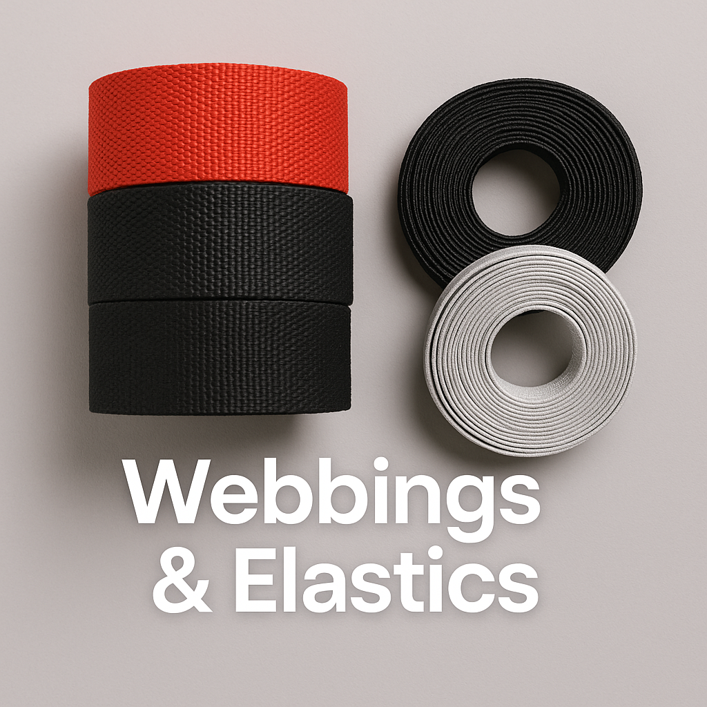 Webbings/Velcro & Elastics – Auto Leather and Foam