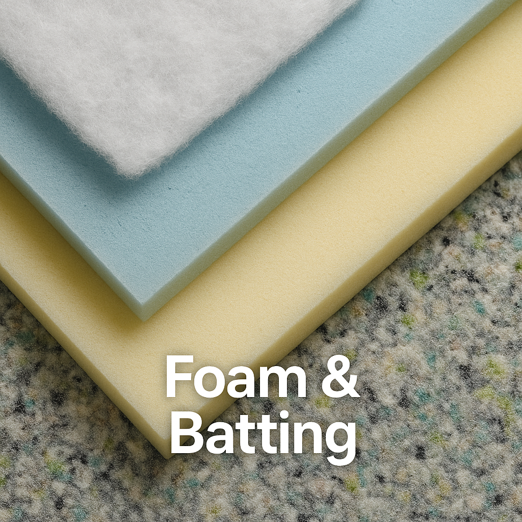 Foam & Batting – Auto Leather and Foam