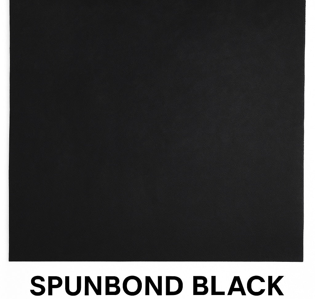 SPUNBOND BLACK 90G 2.1M WIDE – Auto Leather and Foam
