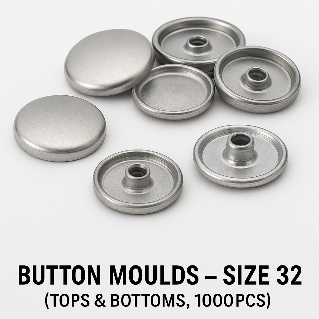BUTTONS SIZE 32 (1000 PCS) – Auto Leather and Foam
