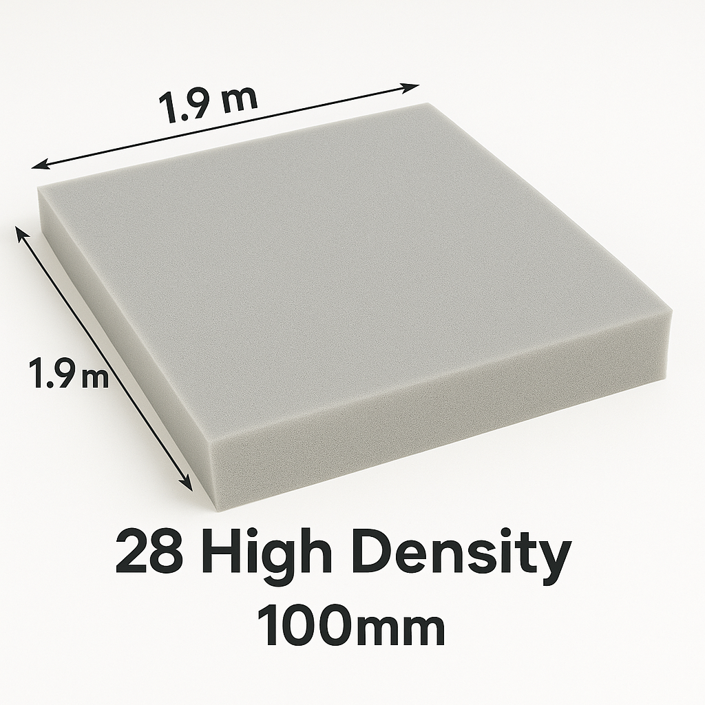 FOAM 4 INCH (100mm) 30 H/D 2.3x1.9 – Auto Leather and Foam