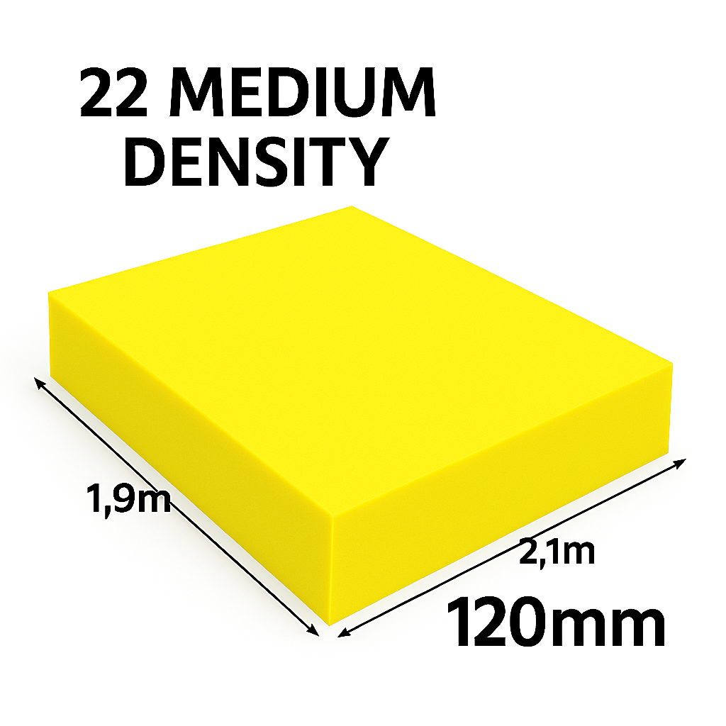 ECO FOAM 5 INCH (120mm) 22 M/D – Auto Leather and Foam