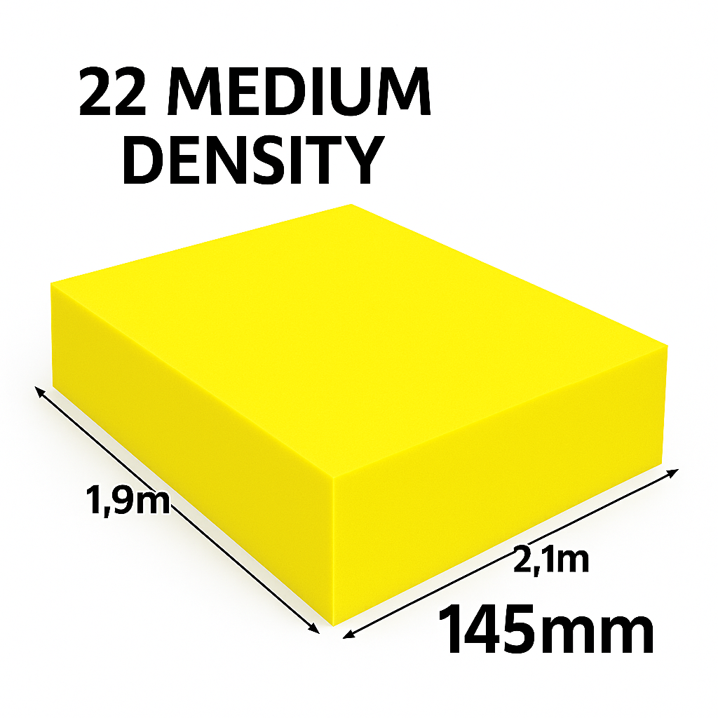 ECO FOAM 6 INCH (145mm) 22 M/D – Auto Leather and Foam
